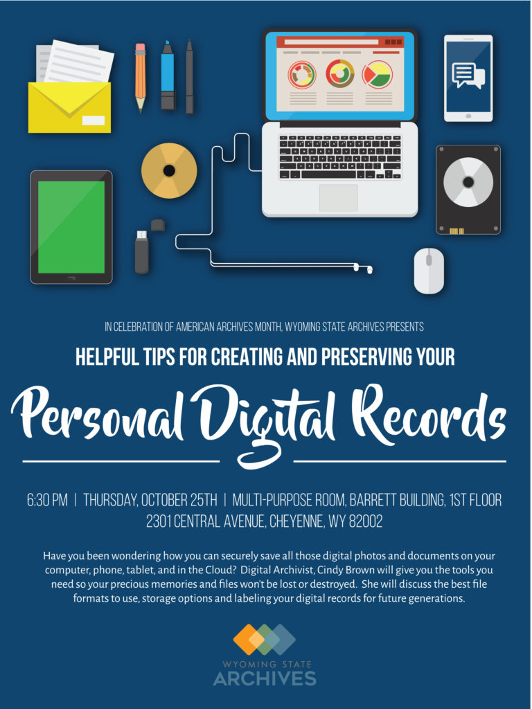 Preserve Your Personal Digital Files with the Wyoming State Archives ...