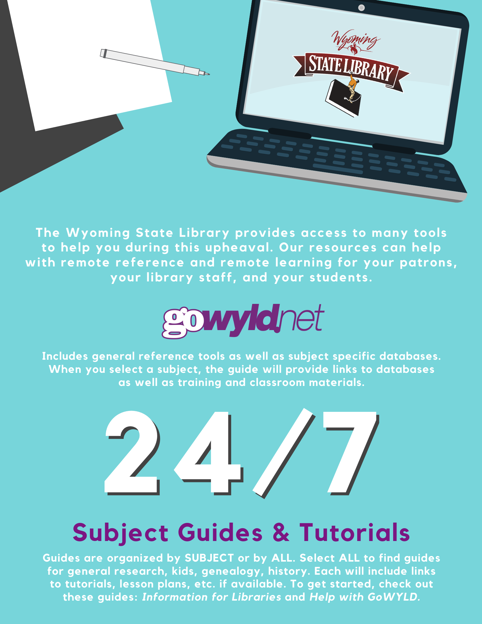 Spread the Word About GoWYLD - Wyoming State Library