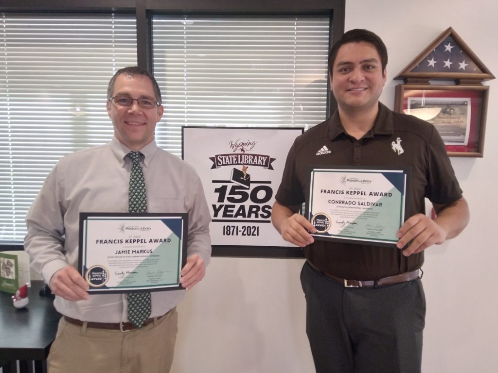 Wyoming State Library Receives Keppel Award from IMLS - Wyoming State ...